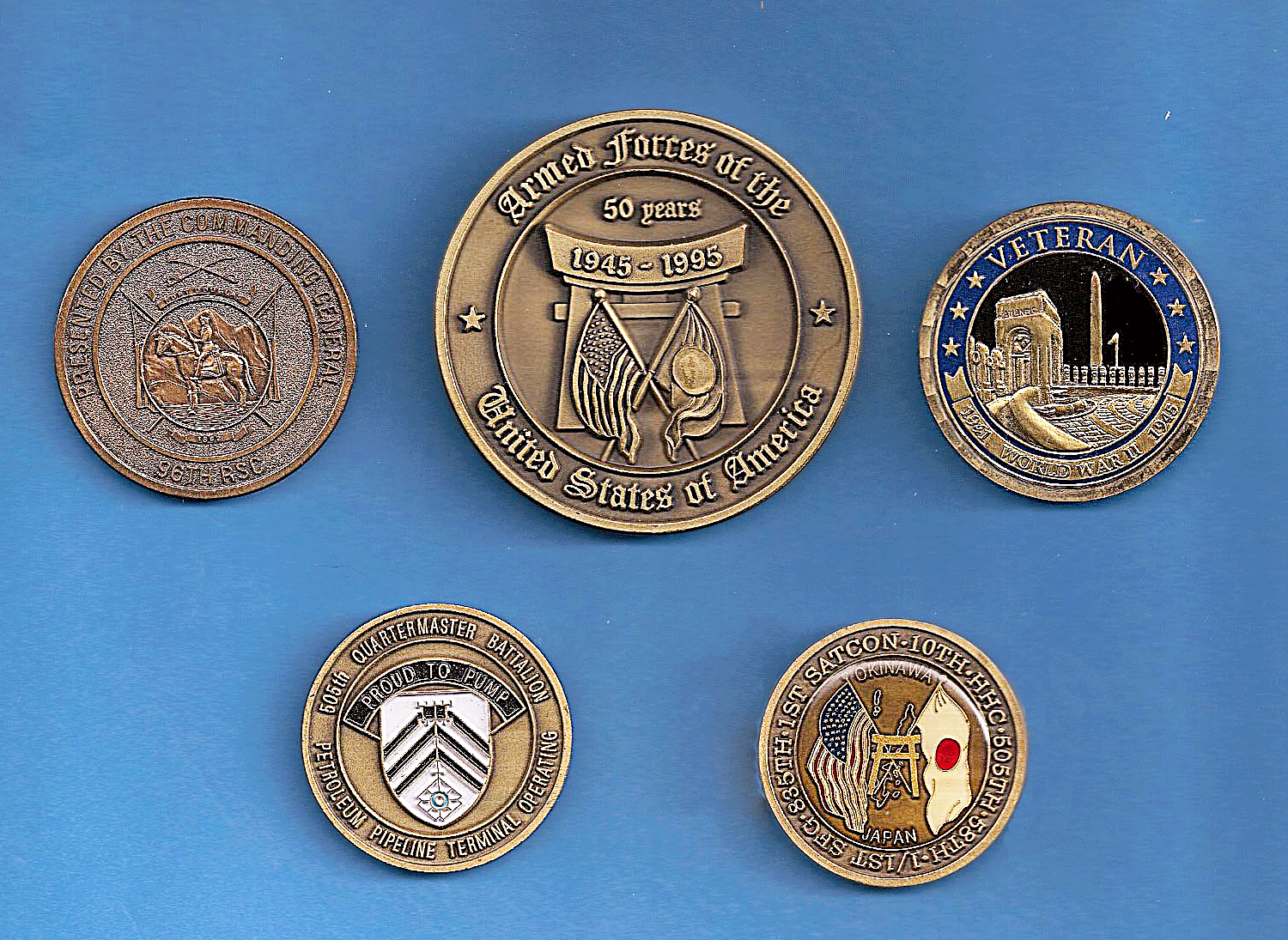 Challenge Coins Deadeyes 96th Infantry Division